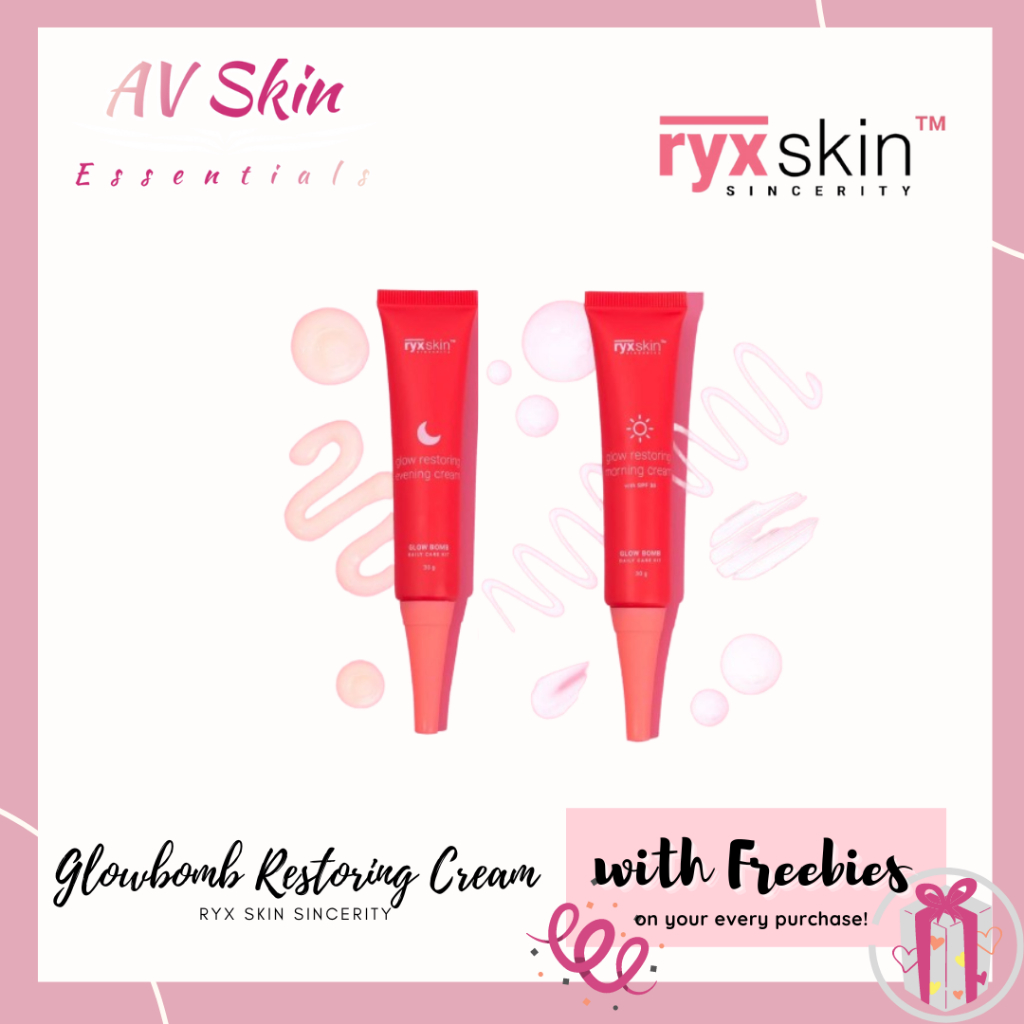 (COD) Ryx Skin Glow Bomb Restoring Glow Cream (Day & Night Cream ...
