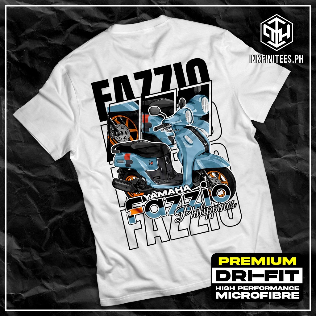 Inkfinitees - Yamaha Mio Fazzio Pastel Blue - Urban Thailook Shirt ...