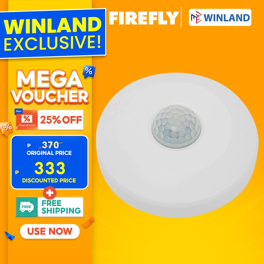 Firefly by Winland Surface Type Switch / Motion Sensor (100W 220-240VAC ...