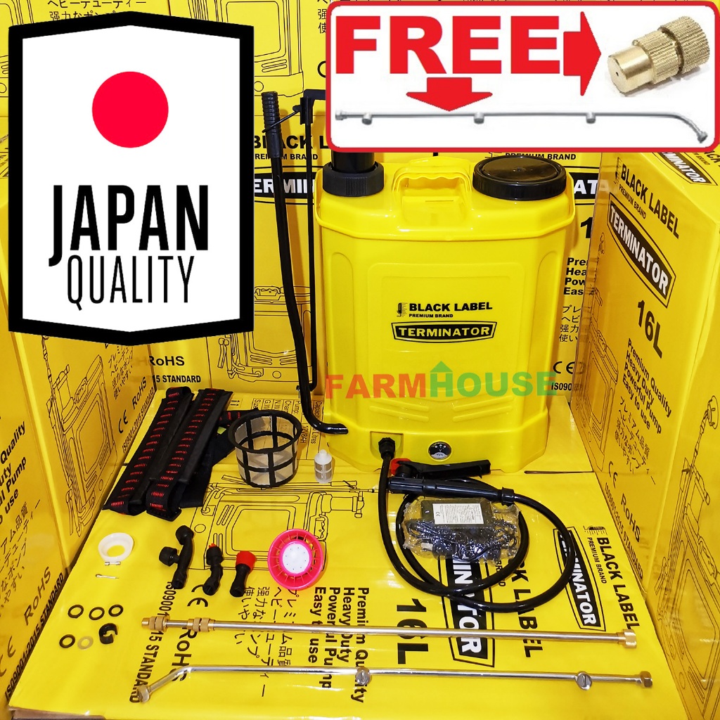 [JAPAN TERMINATOR] KNAPSACK SPRAYER 2 in 1 Electric Rechargeable and ...