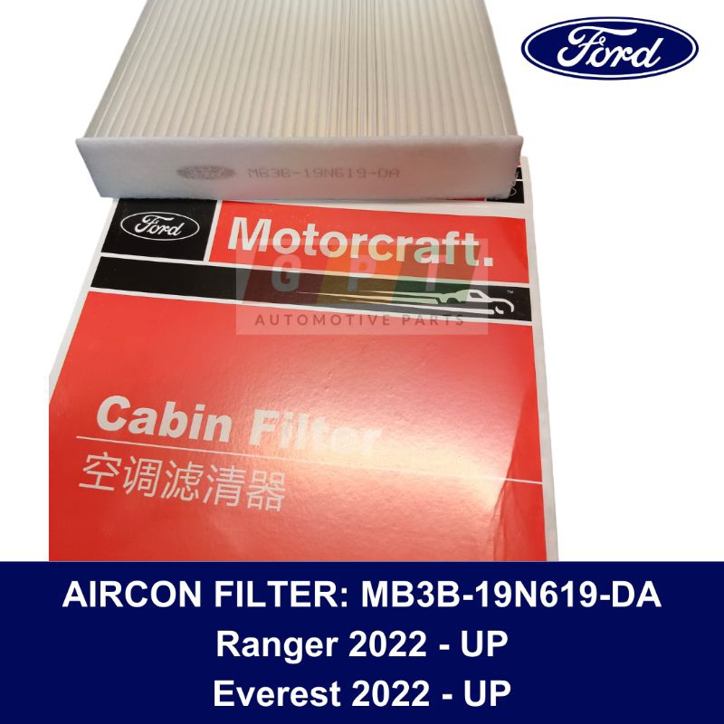 AIRCON FILTER for Ford Ranger / Everest Next-Gen 2022 Up (PNo. MB3B ...