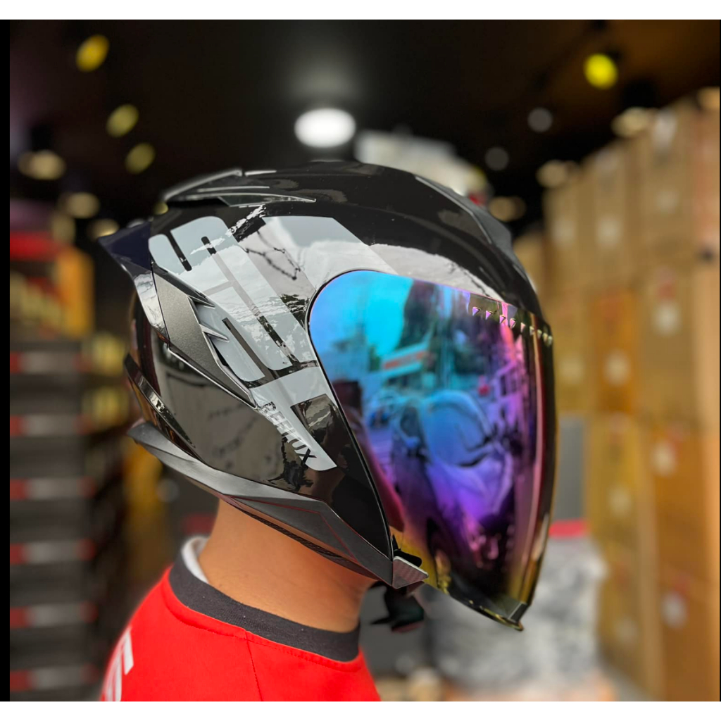 SEC REFLUX Half Face Helmet (Free Visor and Spoiler) | Shopee Philippines