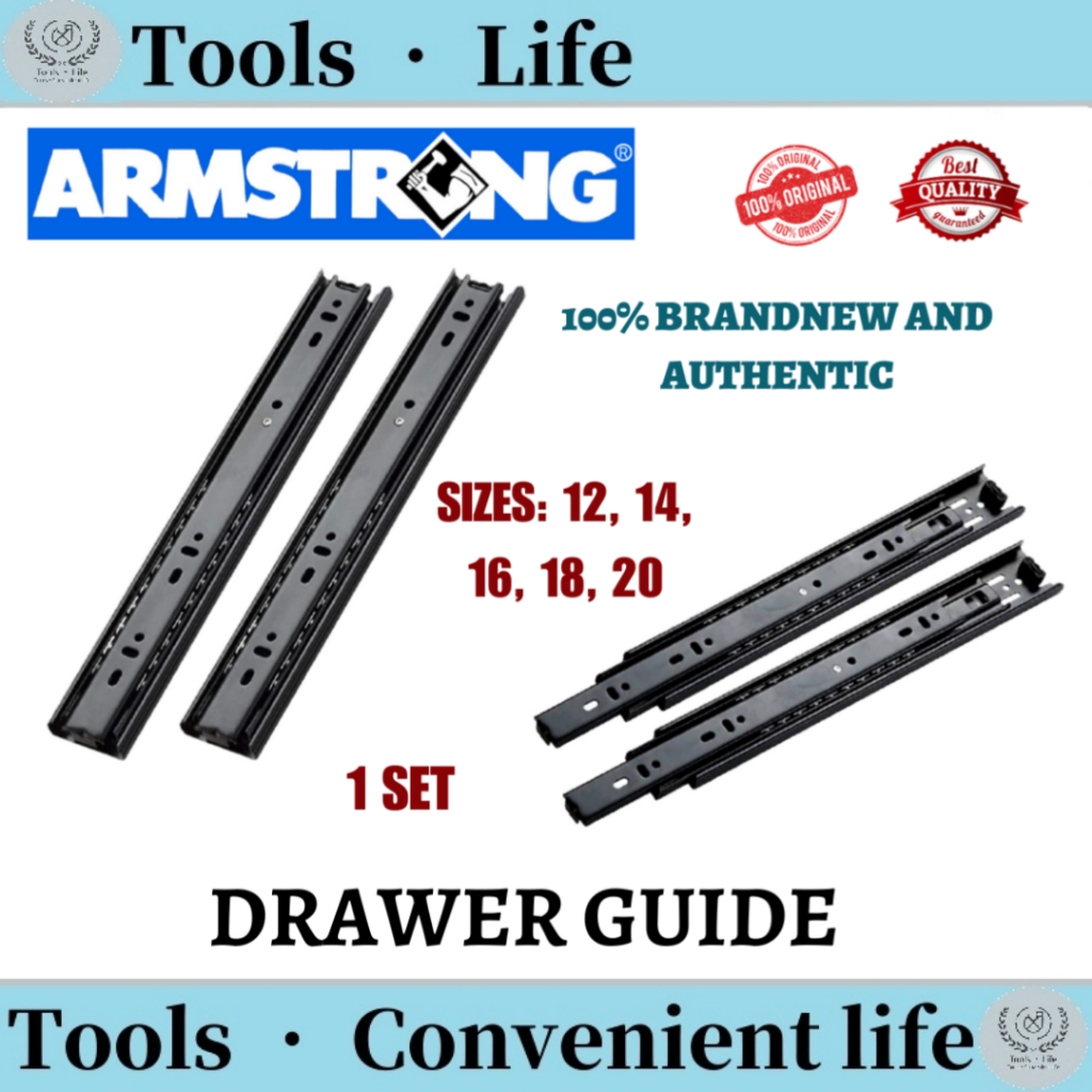 ARMSTRONG DRAWER GUIDE 1 SET | Shopee Philippines