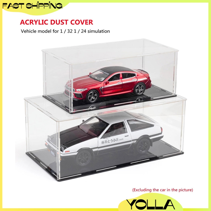 Transparent Acrylic Diecast Display Case For 1:32 1:24 Model Car Toy ...