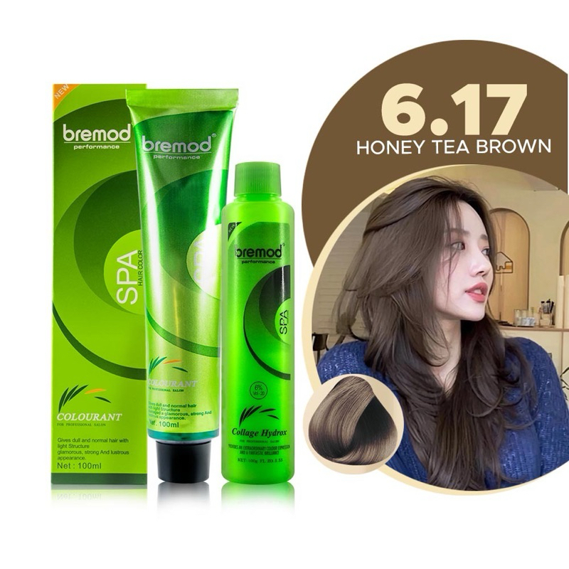 Bremod 6.17 Honey Tea Brown with Oxidizer | Shopee Philippines