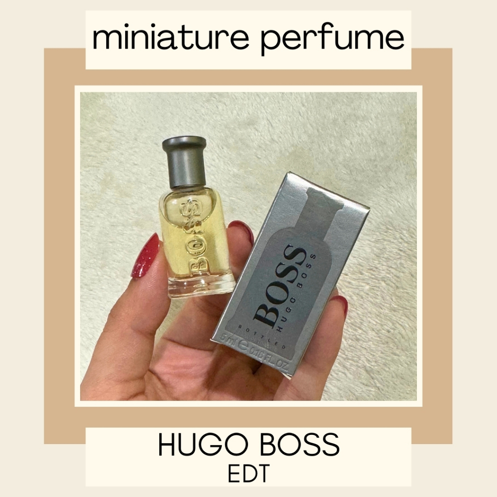 HIGO BOSS EDT (AUTHENTIC MINIATURE (MINI) PERFUME/TRAVEL SIZE PERFUME ...
