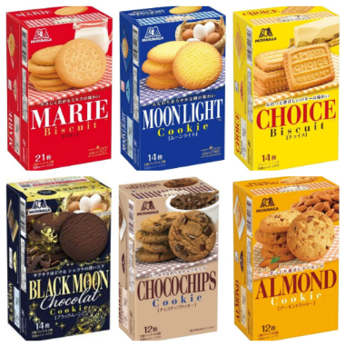 Morinaga Biscuit and Cookie (Moonlight/ChocoChips/WhiteChocoChips ...