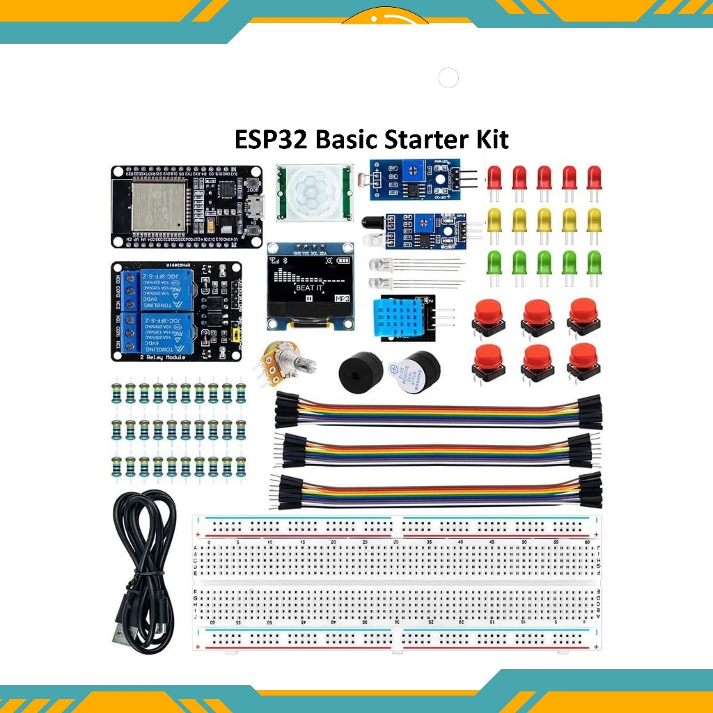 ESP32 Basic Starter kit WIFI + Bluetooth Wireless IoT Development ...