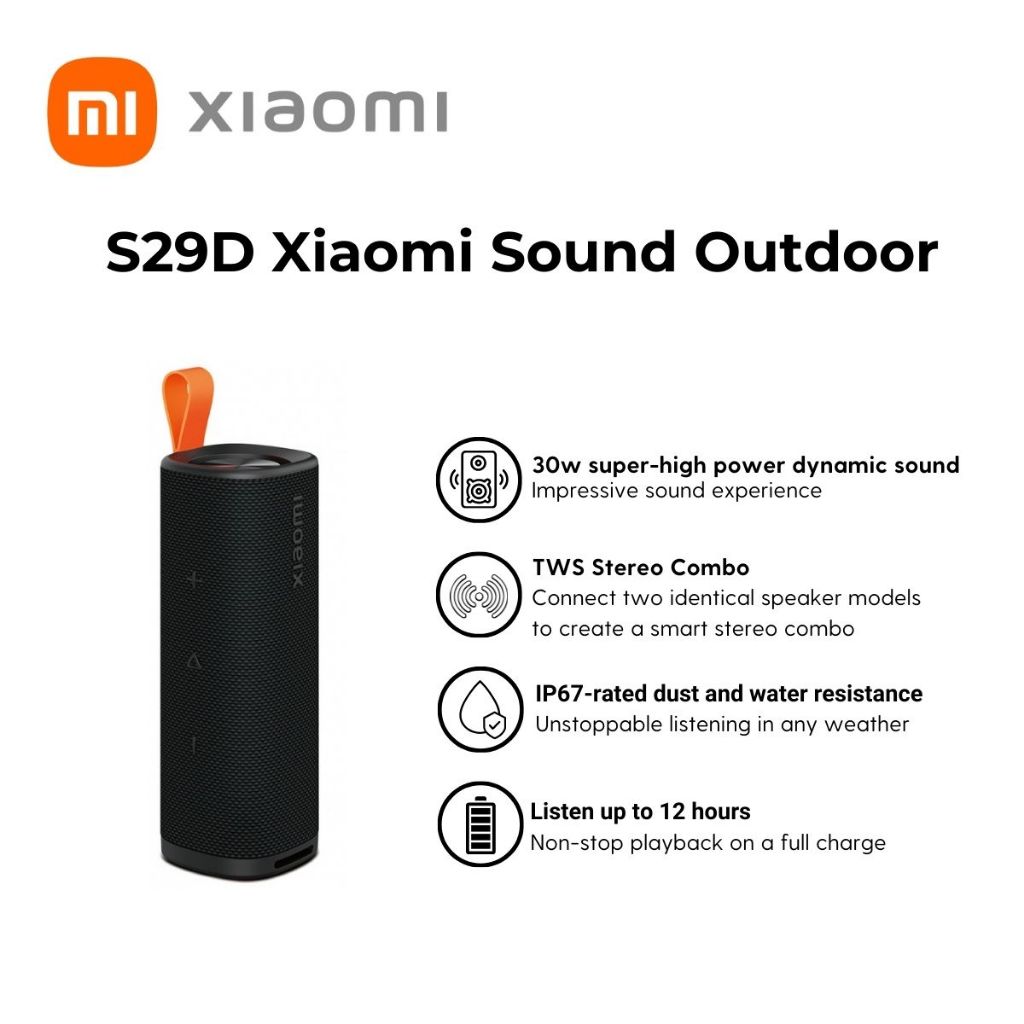 S29D XIAOMI SOUND OUTDOOR 30w | Shopee Philippines
