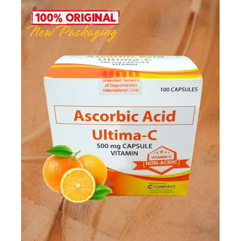 ASCORBIC ACID ULTIMA-C NEW PACKAGING (100CAPSULES 1BOX)OLD PACKAGING TO ...