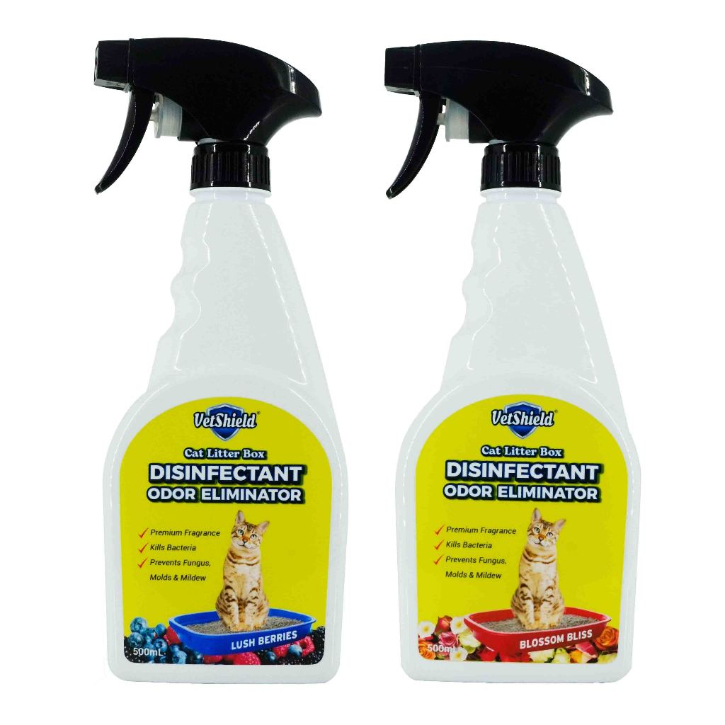 Vetshield® Cat Litter Box Disinfectant Spray 500mL | Shopee Philippines