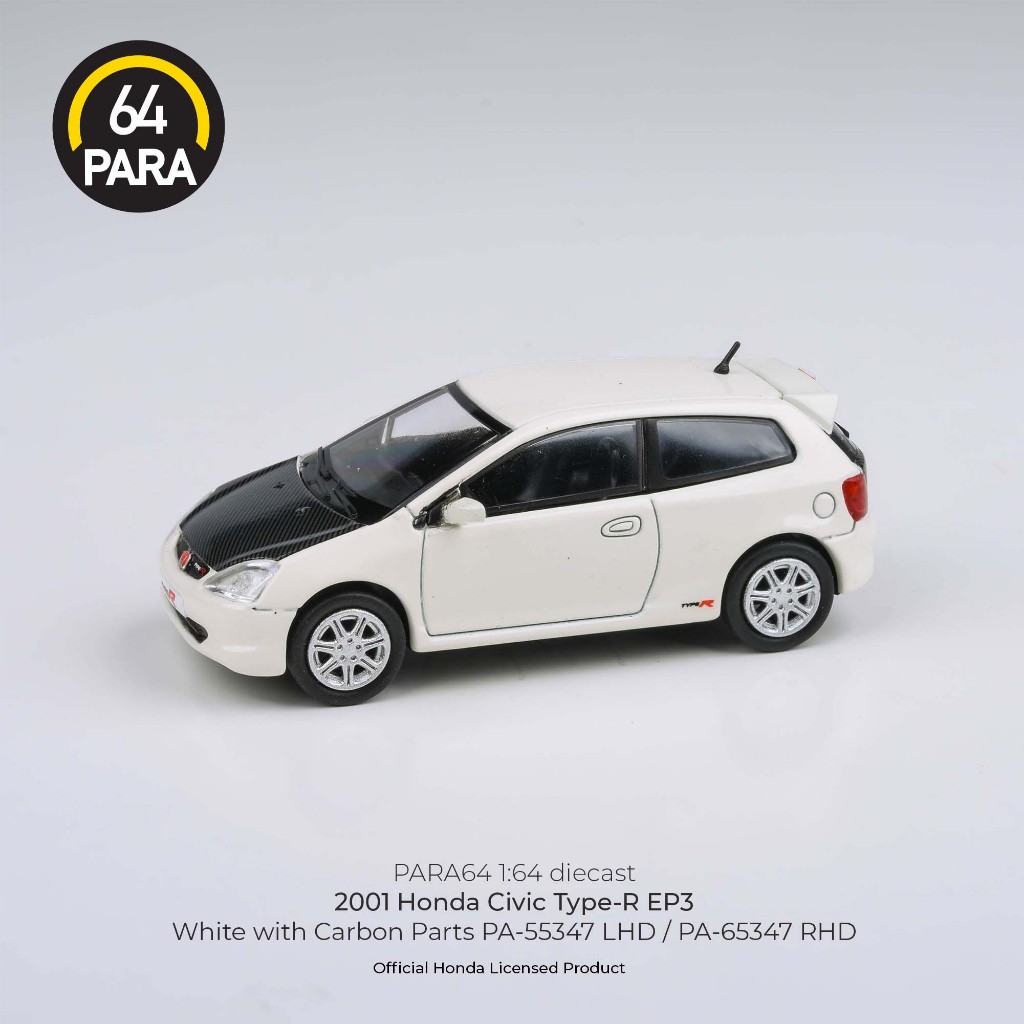 Para64 1/64 Honda Civic Type R EP3 Spoon Setup with Carbon Hood Diecast ...