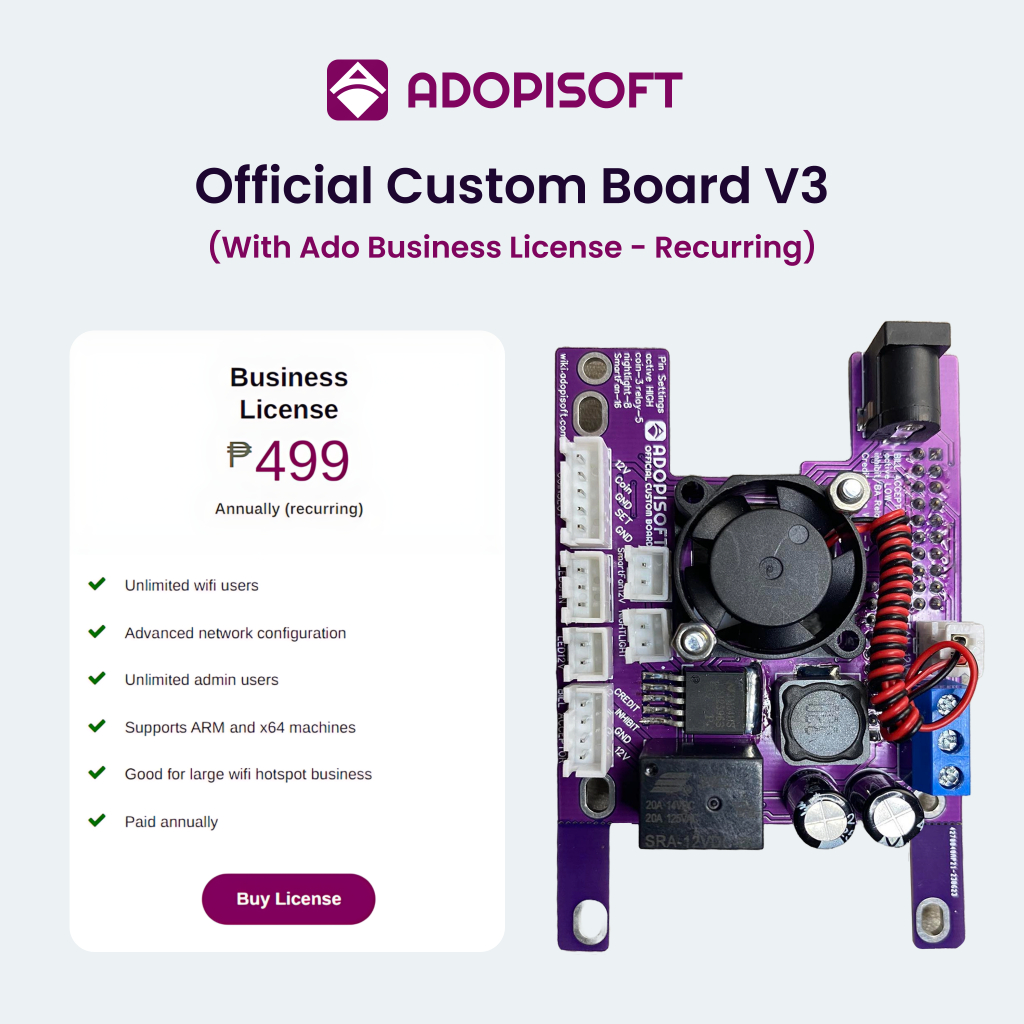ADOPISOFT Official Custom Board w/ License | Shopee Philippines