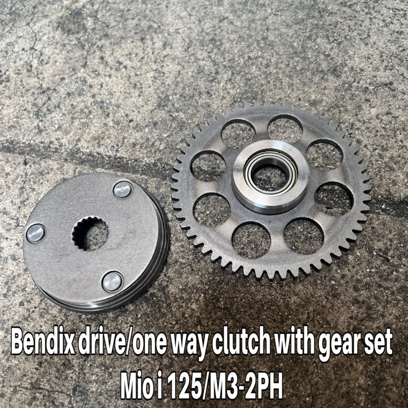 bendix assy for Mio i 125 m3 2ph or mx 125 44D starter clutch with gear ...