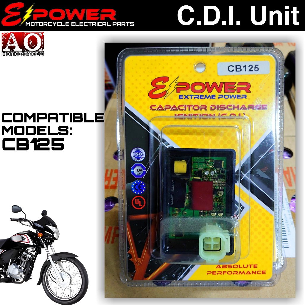E POWER CDI for HONDA CB125 - Cash On Delivery (COD) | Shopee Philippines