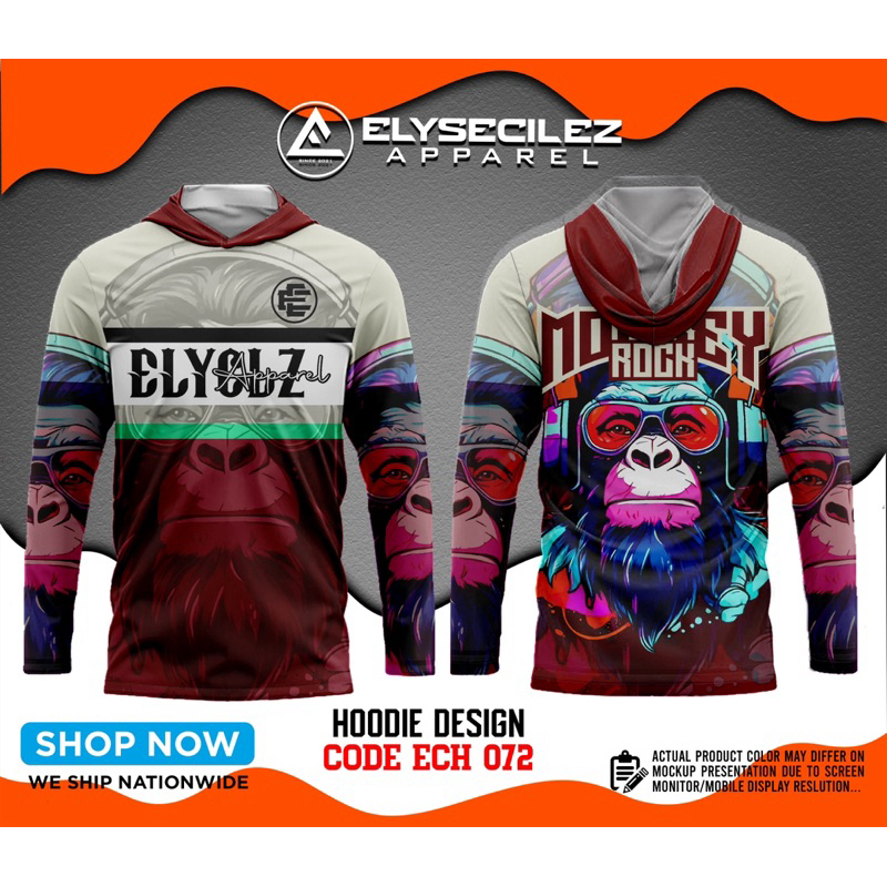 FULLY SUBLIMATION HOODIE DESIGN | Shopee Philippines