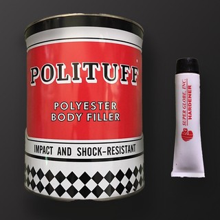 100% Original Polituff Polyester Body Filler With Hardener 1L Shock ...