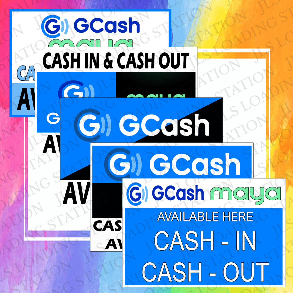 GCASH MAYA BUSINESS SIGNAGES (LAMINATED/PVC) SIGNAGE | Shopee Philippines