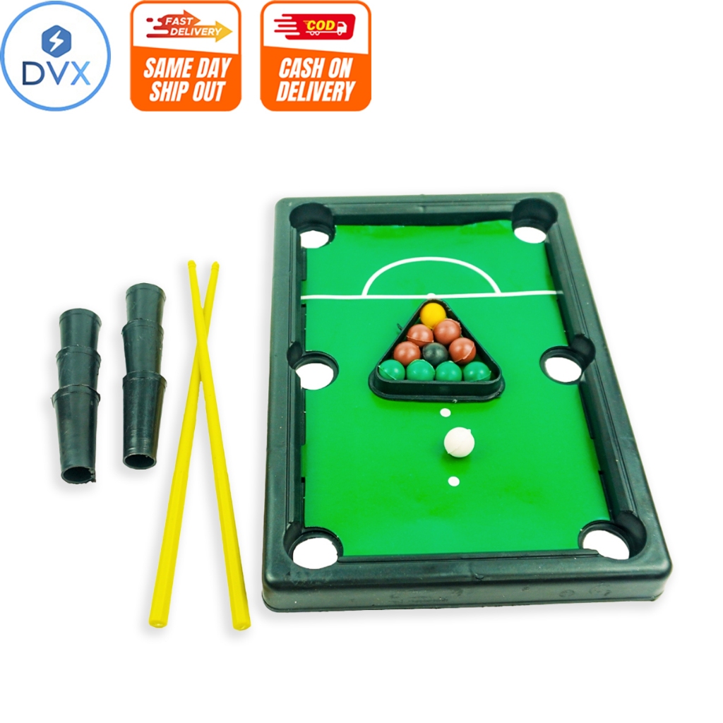 DVX Small Billiards Plastic Pool Table for Kids #6137 | Shopee Philippines