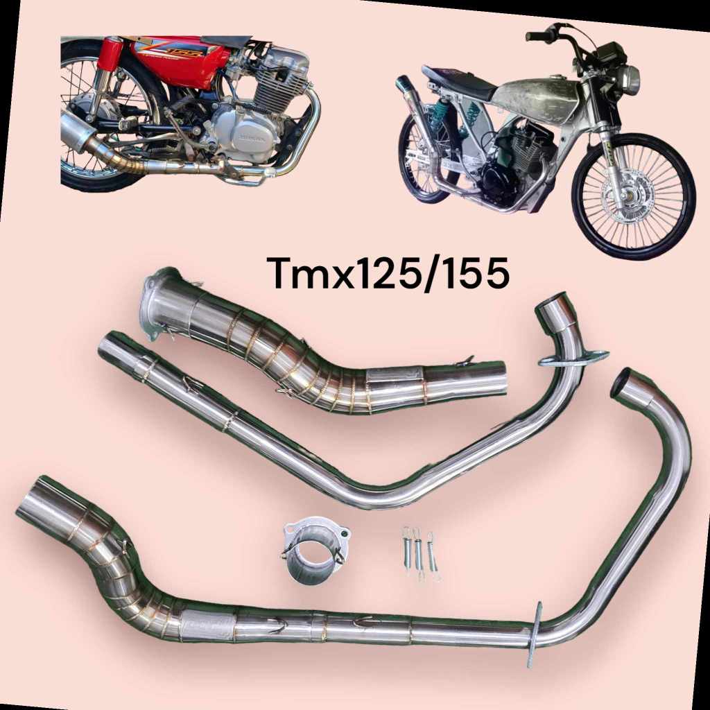 Tmx 155 / tmx 125, Rusi Big elbow 51mm diameter with free Adaptor ...