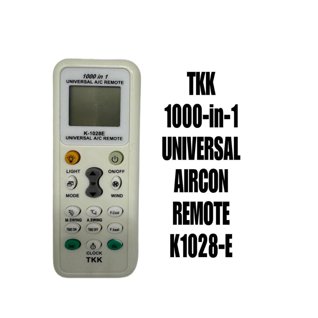 1000 In1 K 1028e Universal Wireless Remote Control Ac Digital Lcd