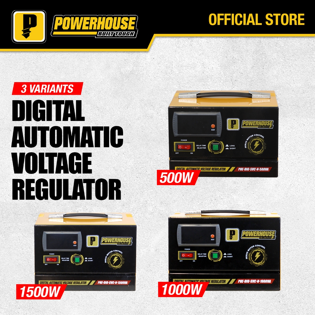 Powerhouse Digital Electric Automatic Voltage Regulator AVR Servo Motor ...