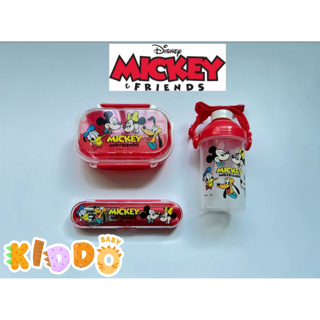 Disney Character Lunch Box with Tumbler Set for Kids Portable Bento Box ...