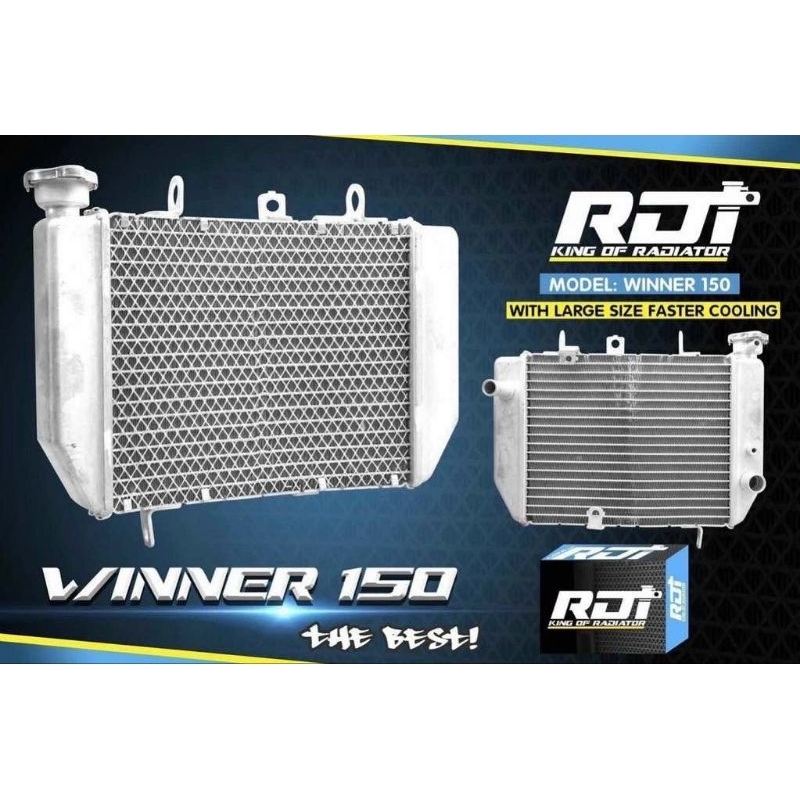 Radiator Curve type for GTR150 / RS150 RDT KING OF RADIATOR | Shopee ...