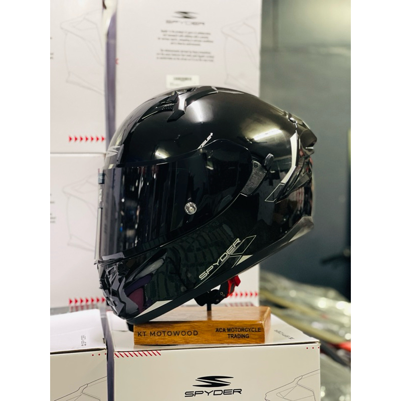 SPYDER ROGUE + PD Fullface Dual Visor Helmet with FREE CLEAR VISOR and ...