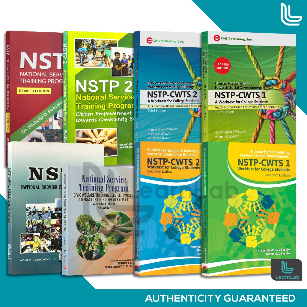 NATIONAL SERVICE TRAINING PROGRAM NSTP - CWTS BOOKS ON SALE Volume 1 & 2 | Shopee Philippines