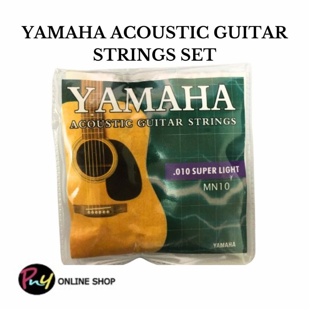 YAMAHA ACOUSTIC GUITAR STRINGS SET (MN10) | Shopee Philippines