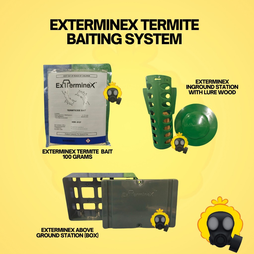 Exterminex Termite Baiting System Above & In Ground Station and Termite ...