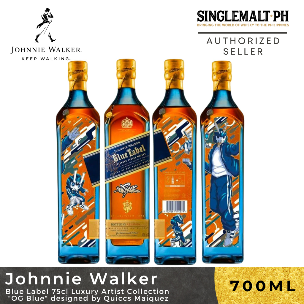Johnnie Walker Blue Label 75cl Luxury Artist Collection "OG Blue ...