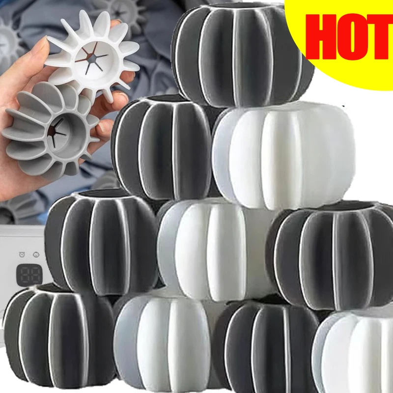 Silicone Washing Machine Magic Laundry Ball - Anti-tangle, Reusable ...