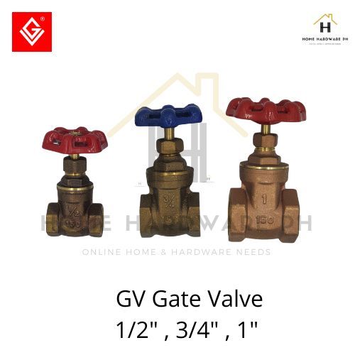 Great Volume Gate Valve 1/2", 3/4", 1" GV Gate Valve | Shopee Philippines