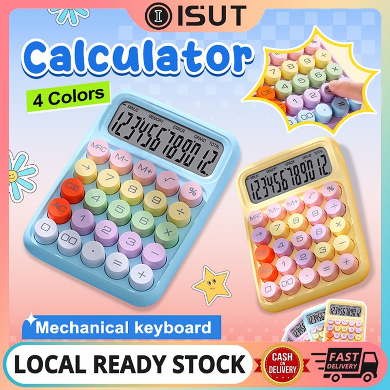W36 Mechanical Keyboard Calculator Multipamine Color Ins 12-Bit HD ...