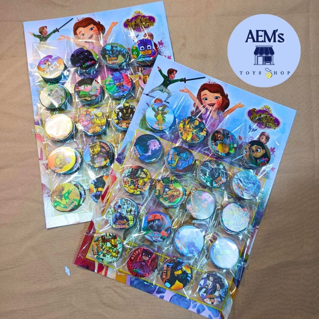 20 sets of Pogs Cartoon Characters/Pad Toys/Paninda Bundle/Negosyo ...