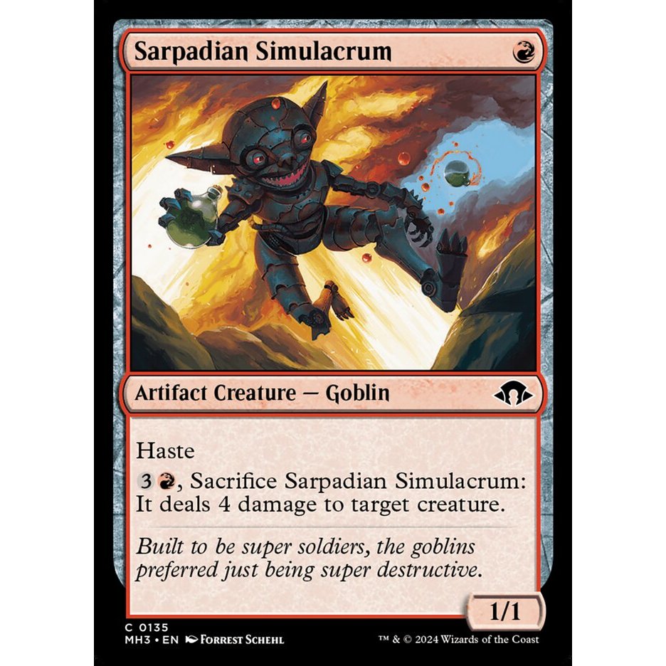 MTG Singles: Sarpadian Simulacrum NM Red MH3 Modern Horizons 3 | Shopee ...