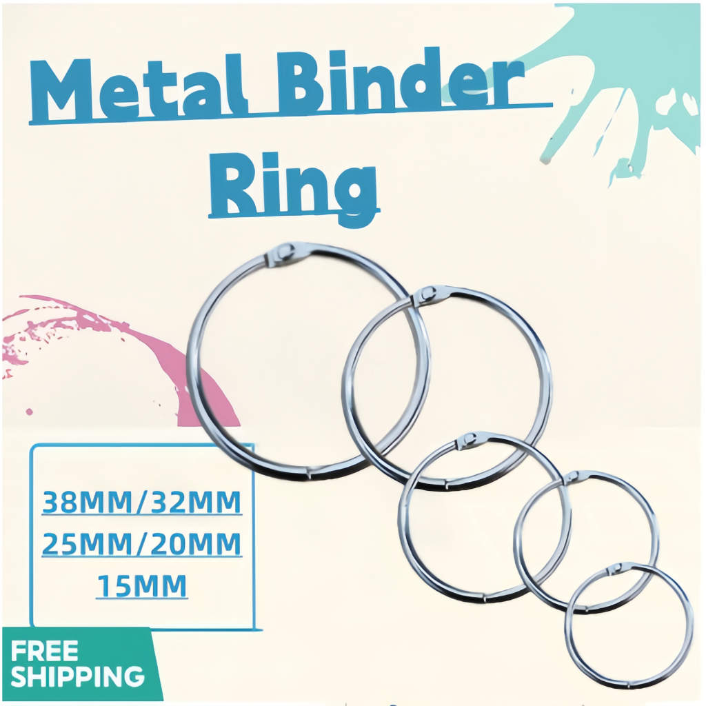 Circular Ring Metal Binder Ring Metal Loose Leaf Book Binder Hoop Ring ...