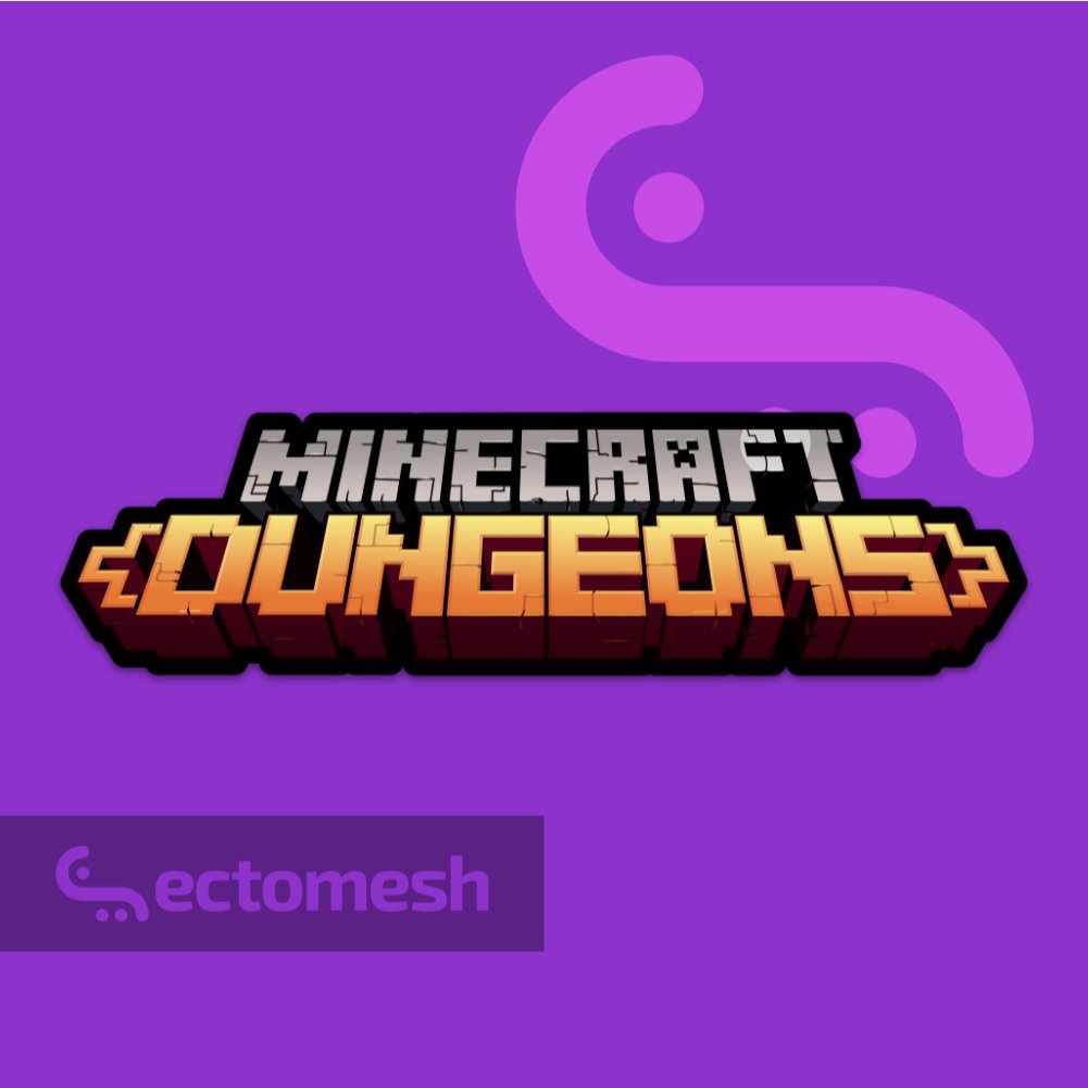 Minecraft Dungeons Logo - Vinyl Waterproof Car Sticker by EctoMesh ...
