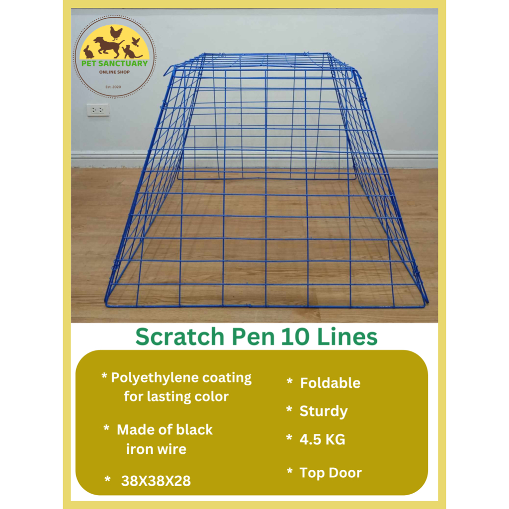10 lines chicken pen /scratch pen / cock cage /kulungan ng manok ...