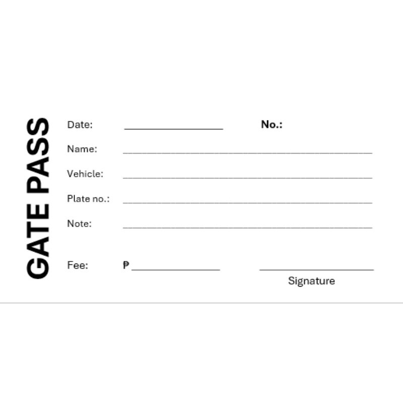Shop gate pass for Sale on Shopee Philippines