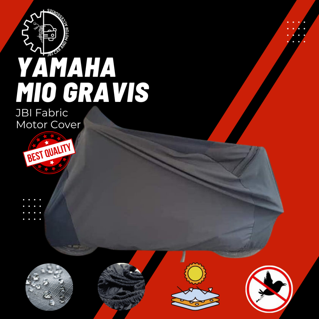 Yamaha Mio Gravis Water Repellant Motor Cover with and w/out Top Box ...