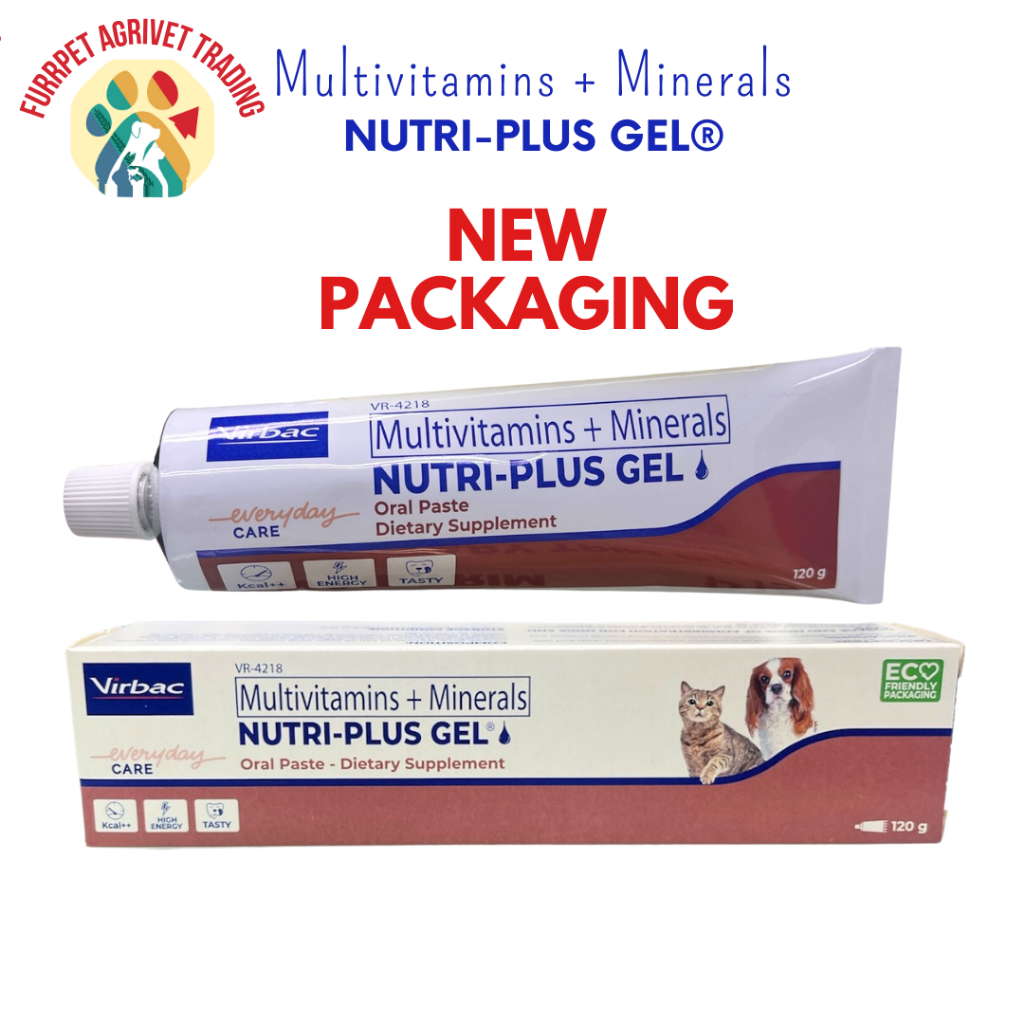 VIRBAC Nutriplus Gel 120g New Packaging | Shopee Philippines