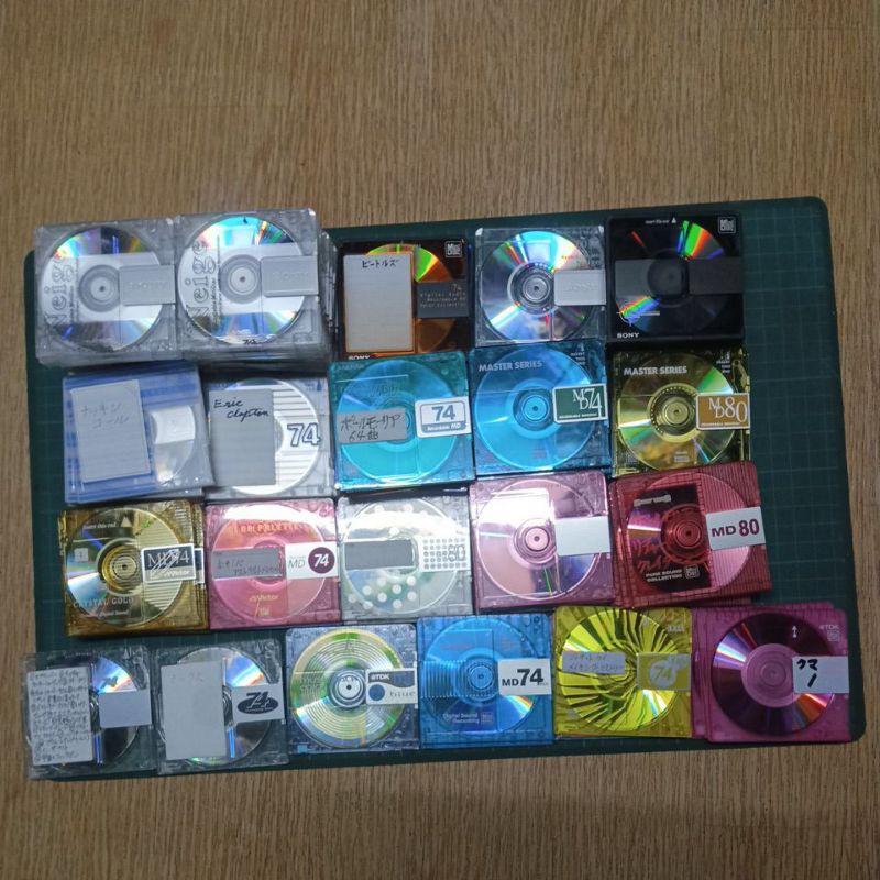 Japan Assorted Used MiniDisc MD Recordable No Case | Shopee Philippines