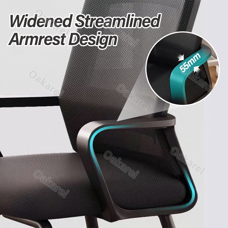 Office chair Computer Chair Korean Office Chair Mesh Ergonomics Chair ...