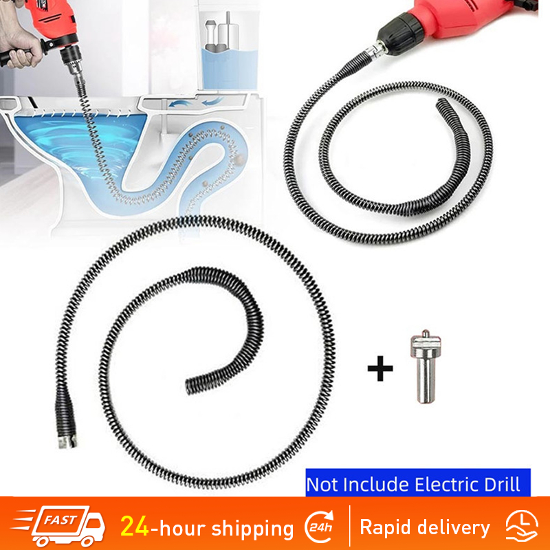 5 Meters Spring Drain Cleaner Drainage Clog Remover Plumbing Tool ...