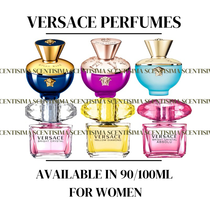 Versace Bright Crystal|Absolu|Parfum|Yellow Diamond|Dylan Blue|Dylan ...