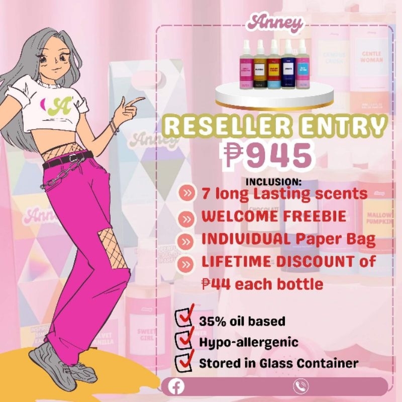Anney Perfume 85ML Reseller Package 10pcs | Shopee Philippines