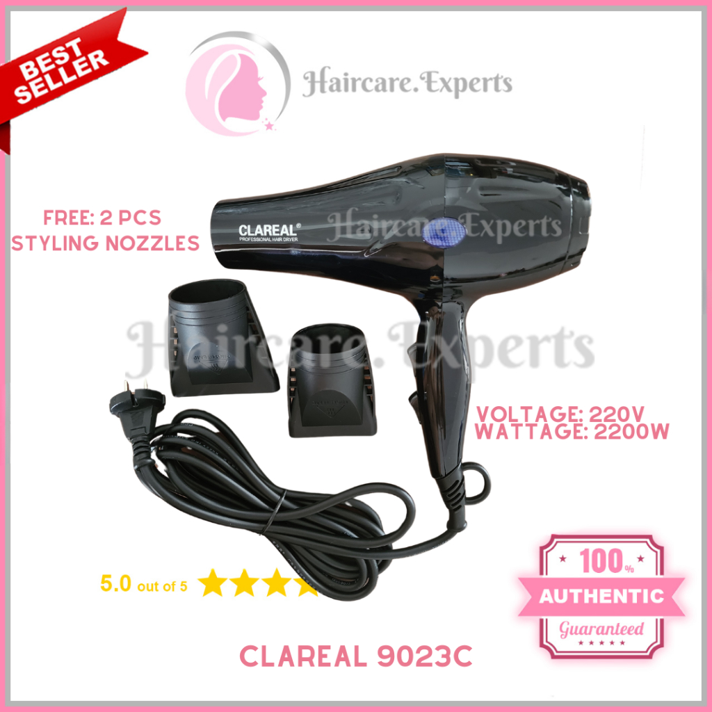 Clareal Heavy Duty Hair Dryer Hair Blower 2200W by haircare.experts ...
